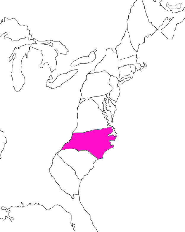 Thirteen Colonies Map Practice - MCQExams.com